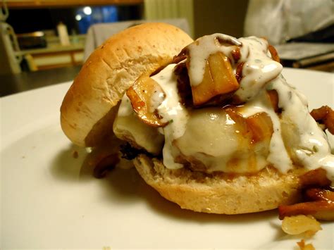 This Woman Cooks Worcestershire Burgers With Mushroms Swiss And