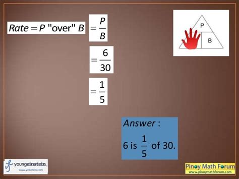 How To Use Percentage Rate Base Prb And Translation In Solving
