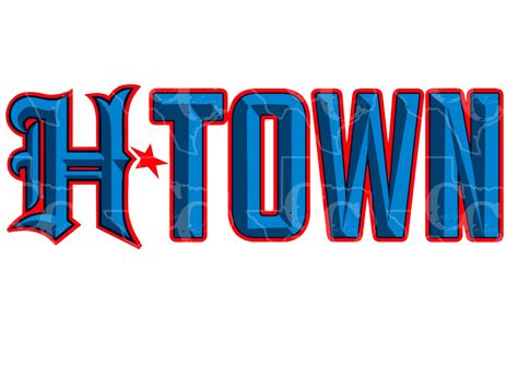 H Town Houston Texan H PNG Digital File Only Etsy