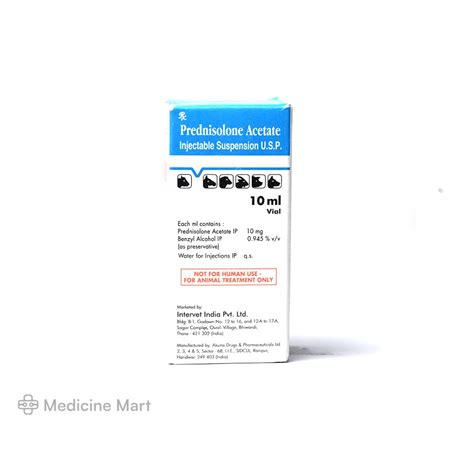 Prednisolone Acetate Inj 10 Ml Prednisolone Acetate Ingredients