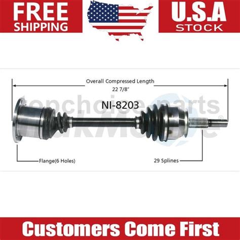 Oe Front Left Driver Cv Axle Shaft For Nissan Pathfinder Armada 56l
