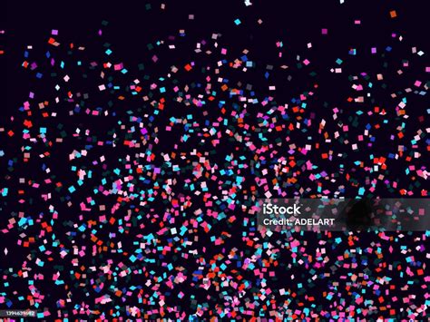 색종이 배경 휴일 벡터 축하 축제 우승 또는 카니발 개념 웹 디자인 창조적 인 프로젝트 또는 인쇄 된 제품을위한 다채로운 색종이 조각 삽화 경쟁에 대한 스톡 벡터 아트 및