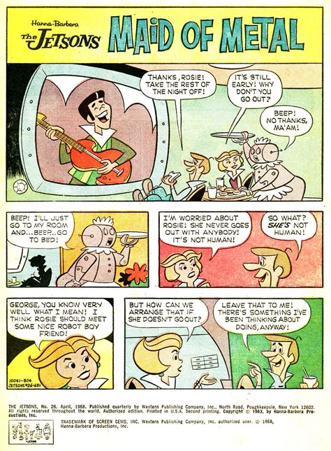 Chris Sobieniaks Comics And Stories The Jetsons 26 Apr 1968