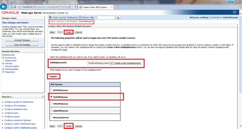 Oracle Weblogic Steps To Create Connection Factory And Queue