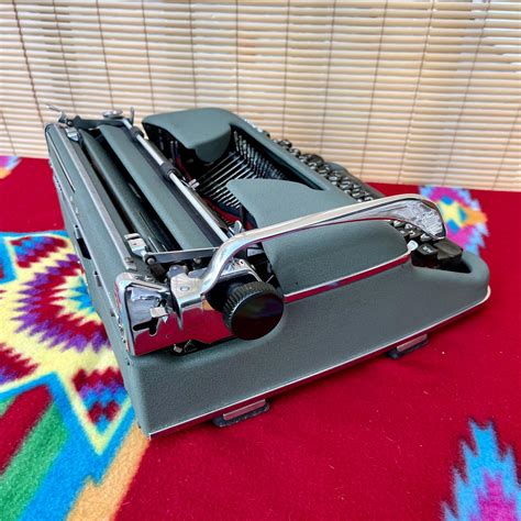 1950s Mid Century Modern Olympia Sm 3 Portable Typewriter With Case For
