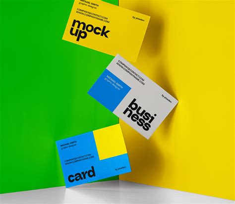 Stationery Psd Business Card Mockup Set Pixeden Club