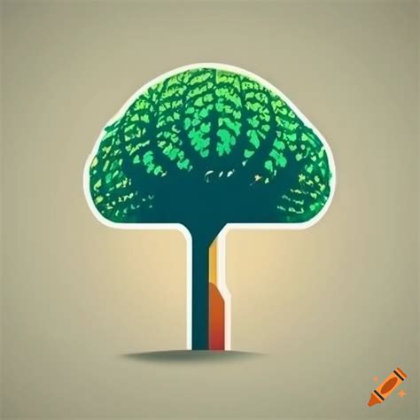 Minimalist 2d Tree Logo Design On Craiyon