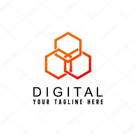 3 hexágonos en conectar imagen icono gráfico logotipo diseño abstracto