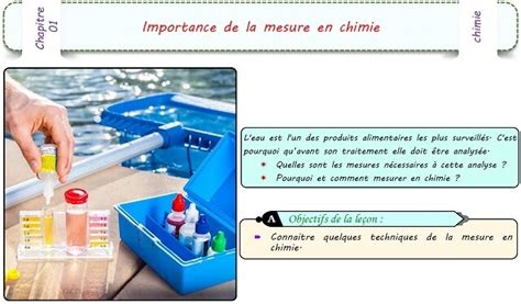 Importance De La Mesure En Chimie 1 Bac