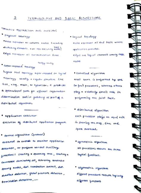 Terminology And Basic Algorithms Distributed Systems Notes Pdf