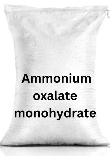 Ammonium Oxalate Monohydrate 25kg Bag At ₹ 180kg In Valsad Id