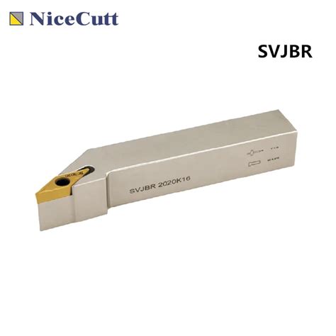 Nicecutt SVJBR2020K16 Lathe Tools CNC Machine External Turning Holder