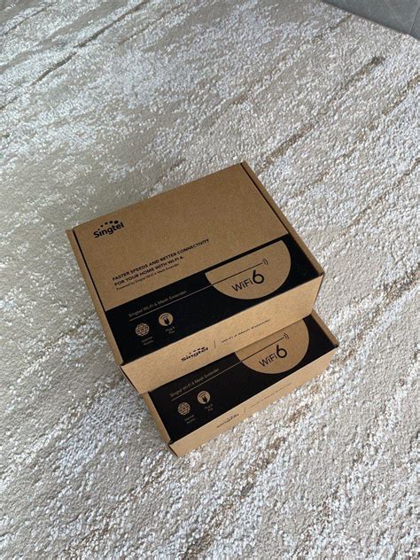 Singtel Wifi 6 Mesh Extender Computers And Tech Parts And Accessories Networking On Carousell