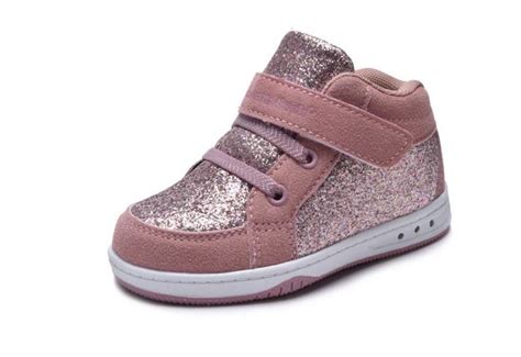 Dream Seek - Girls' Toddler Glitter High Top Sneaker Shoe - Lace Free ...