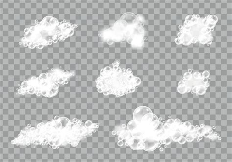 Foam Realistic Icon Set 6846599 Vector Art At Vecteezy