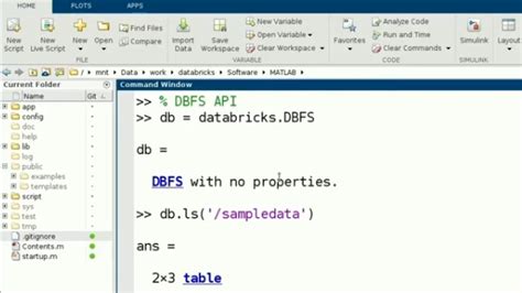 Databricks File System API MATLAB