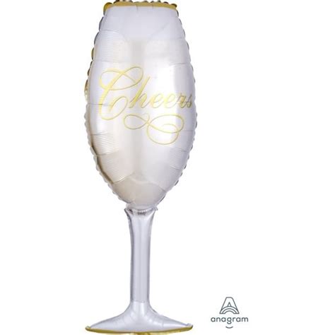 Champagne Glass Balloon Queenparty