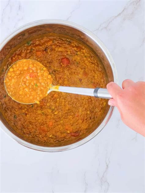 Curried Lentil Soup Recipe Instant Pot Easy Indian Cookbook