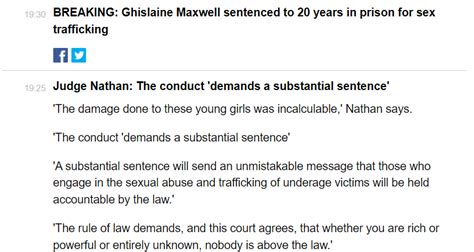 Maxwell Gets 20 Year Sentence For Sex Trafficking Forum Command Center