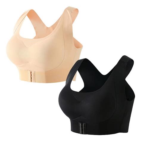2 Pack Dropshipping Bras For Women Seamless Push Up Shockproof Sports