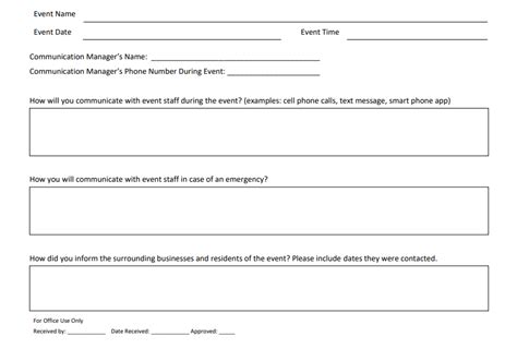 6 Event Communication Plan Examples