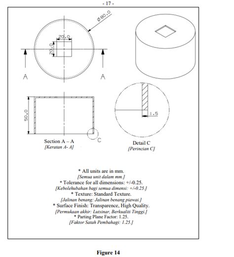 Solved Figure Shows A Component That Need To Be Moulded Chegg