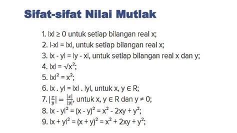 Persamaan Nilai Mutlak