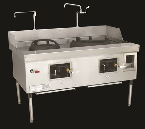 Custom Ecodeck Series Commercial Wok Range Waterless Town Food