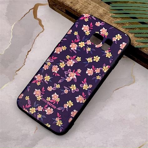 قاب گوشی Galaxy S6 Edge سامسونگ ژله ای محافظ لنز دار طرح برجسته فانتزی
