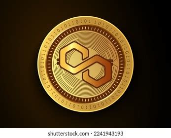 Polygon Matic Crypto Currency Symbol Logo Stock Vector Royalty Free