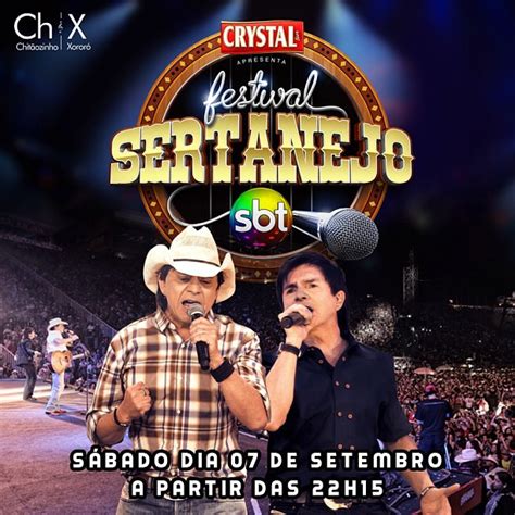 O Festival Sertanejo Do Sbt Terá Apresentação De Chitãozinho E Xororó