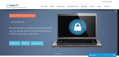 Snipe IT Featured Best Projects Built With Laravel Today