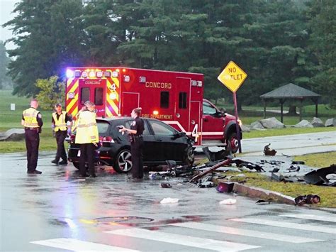 2 Car Crash In Concord Sends 3 People To The Hospital Watch Concord
