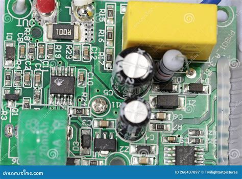 insight into microelectronics motherboard with semiconductor