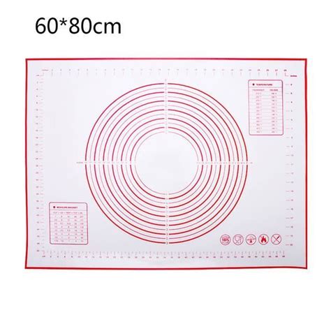 BALANCE CULINAIRE ELECTRONIQUE R x cm Tapis de pétrissage antiadhésif en Silicone avec