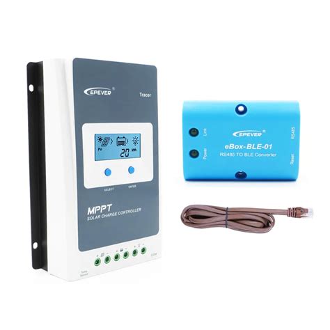 Tracer 20a 12v 24v 2210an Mppt Solar Charge Controller Bluetooth Mobile