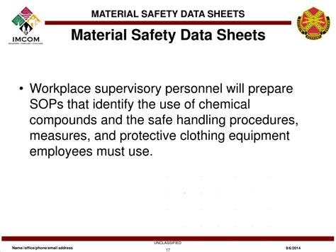 PPT Material Safety Data Sheets PowerPoint Presentation Free Download ID