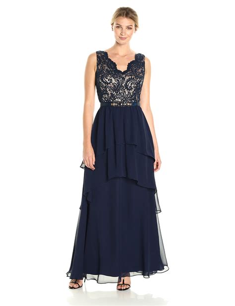 Eliza J Women S V Neck Sleeveless Gown