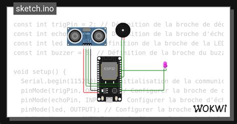 Sensor Distance Buzzer Led Copy 2 Wokwi Esp32 Stm32 Arduino