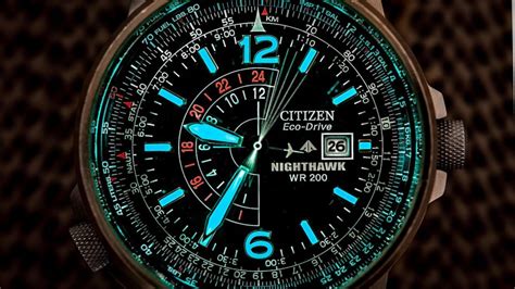 Citizen Nighthawk Citizen Promaster Eco Drive Pilot Nighthawk
