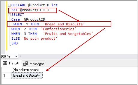 Sentencia Case En Sql