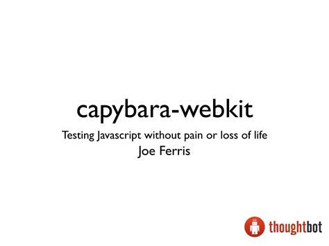 capybara webkit key web development internet