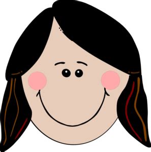 Smiling Girl Clip Art At Clker Vector Clip Art Online Royalty