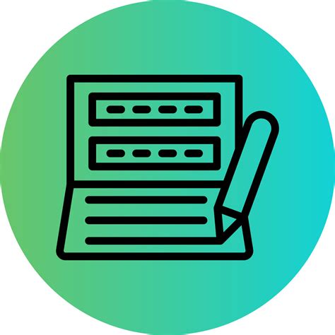 Passbook Vector Icon Design 23024863 Vector Art At Vecteezy