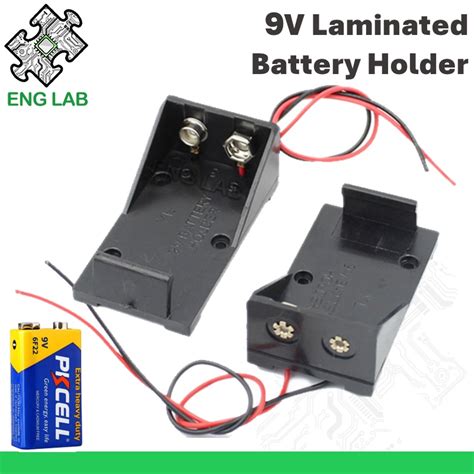 ENGLAB V Laminated Battery Holder Battery Socket With Wire Shopee Singapore