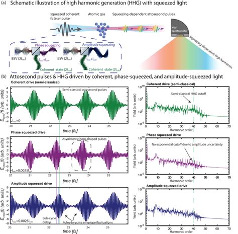 Squeezing Dependent Generation Of Attosecond Pulses And High Order