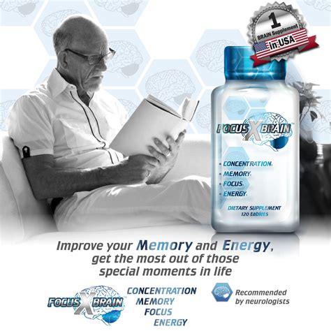 Focusxbrainfocusxbrain Brain Supplement Concentration Memory Focus Made In U S A