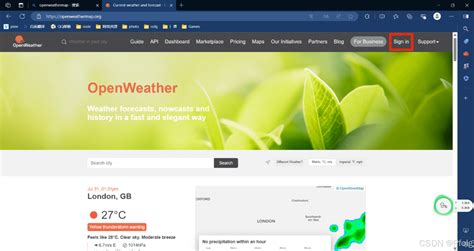 如何获取并使用openweather的api（python）openweather Api Csdn博客