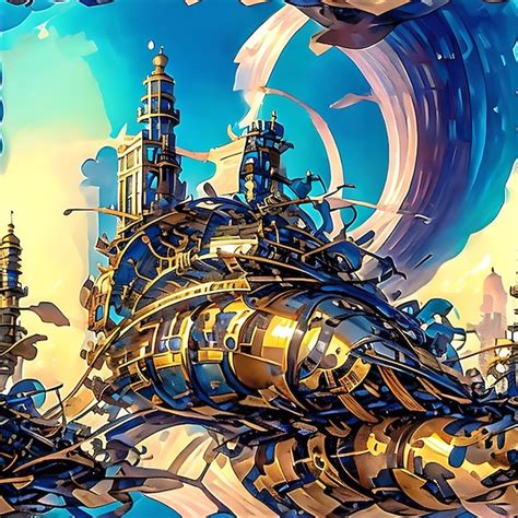 Premium Ai Image A Machine That Transforms The Citys Landscape