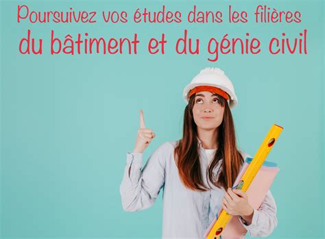 Continuez Vos études Dans Le Secteur Du Btp Et Génie Cvil Cours Btp